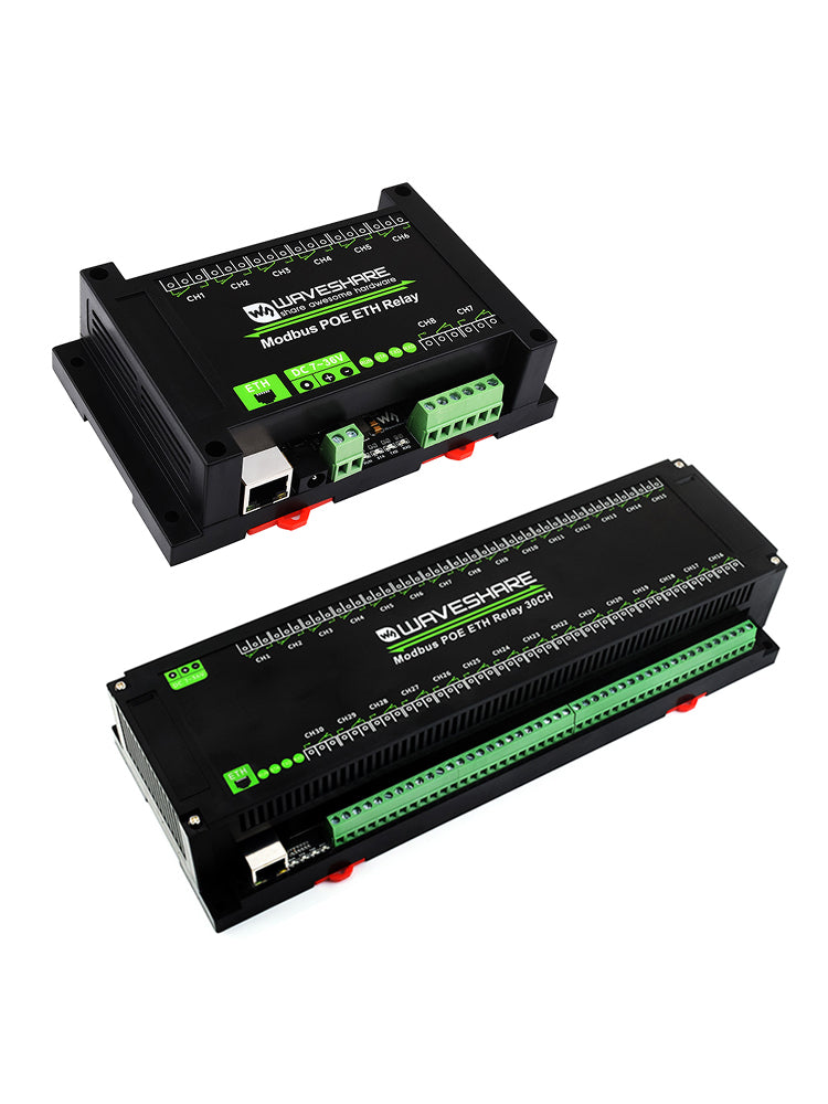 Modulo relè Ethernet a 8/30 canali Protocollo Modbus TCP Comunicazione – mimotore