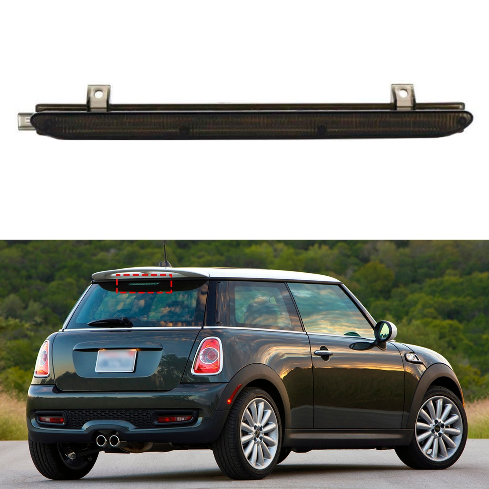 Luce di stop posteriore nera fumé per Mini Cooper R56 R60 06-13 – mimotore