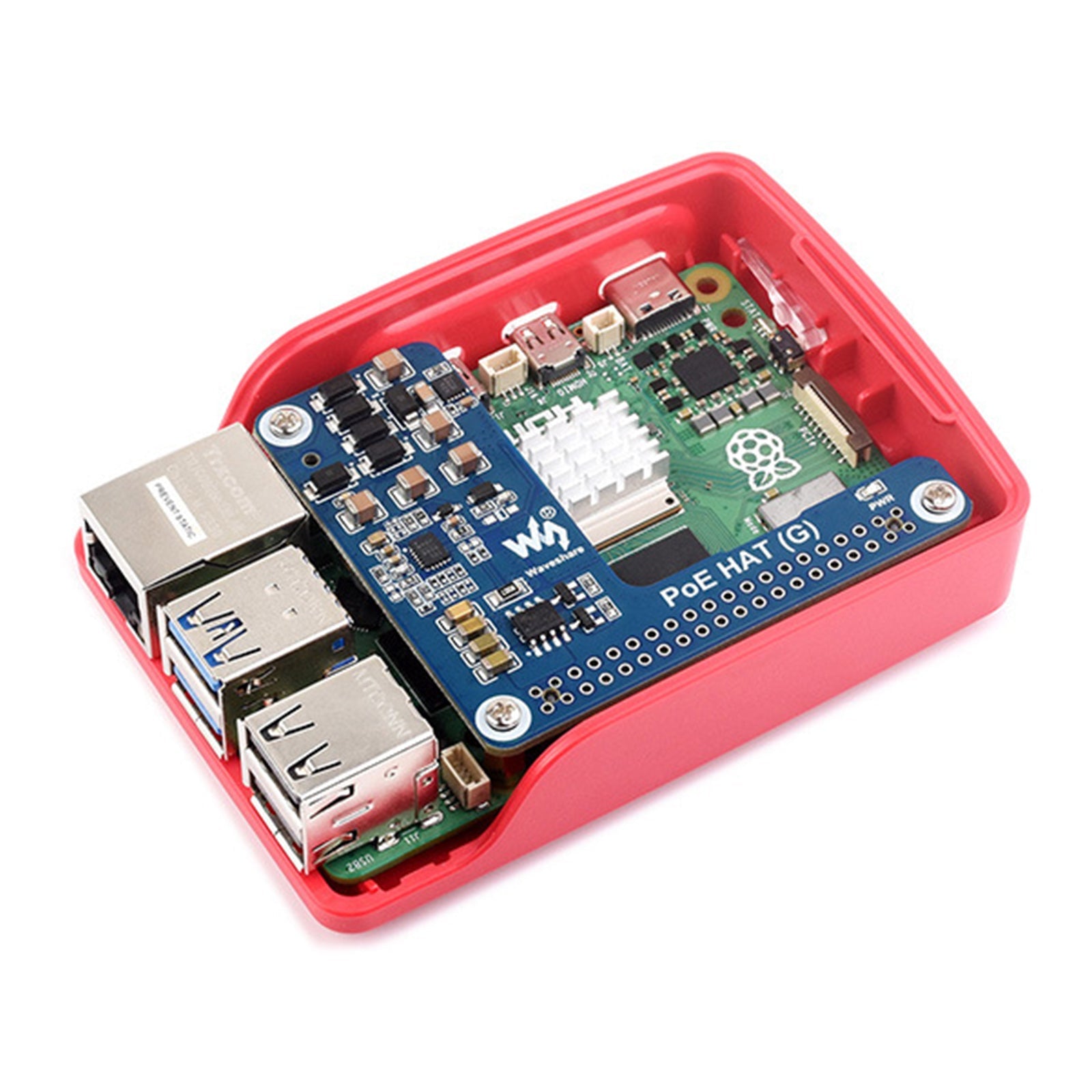 Raspberry Pi 5 Scheda di espansione Ethernet Modulo di alimentazione P ...