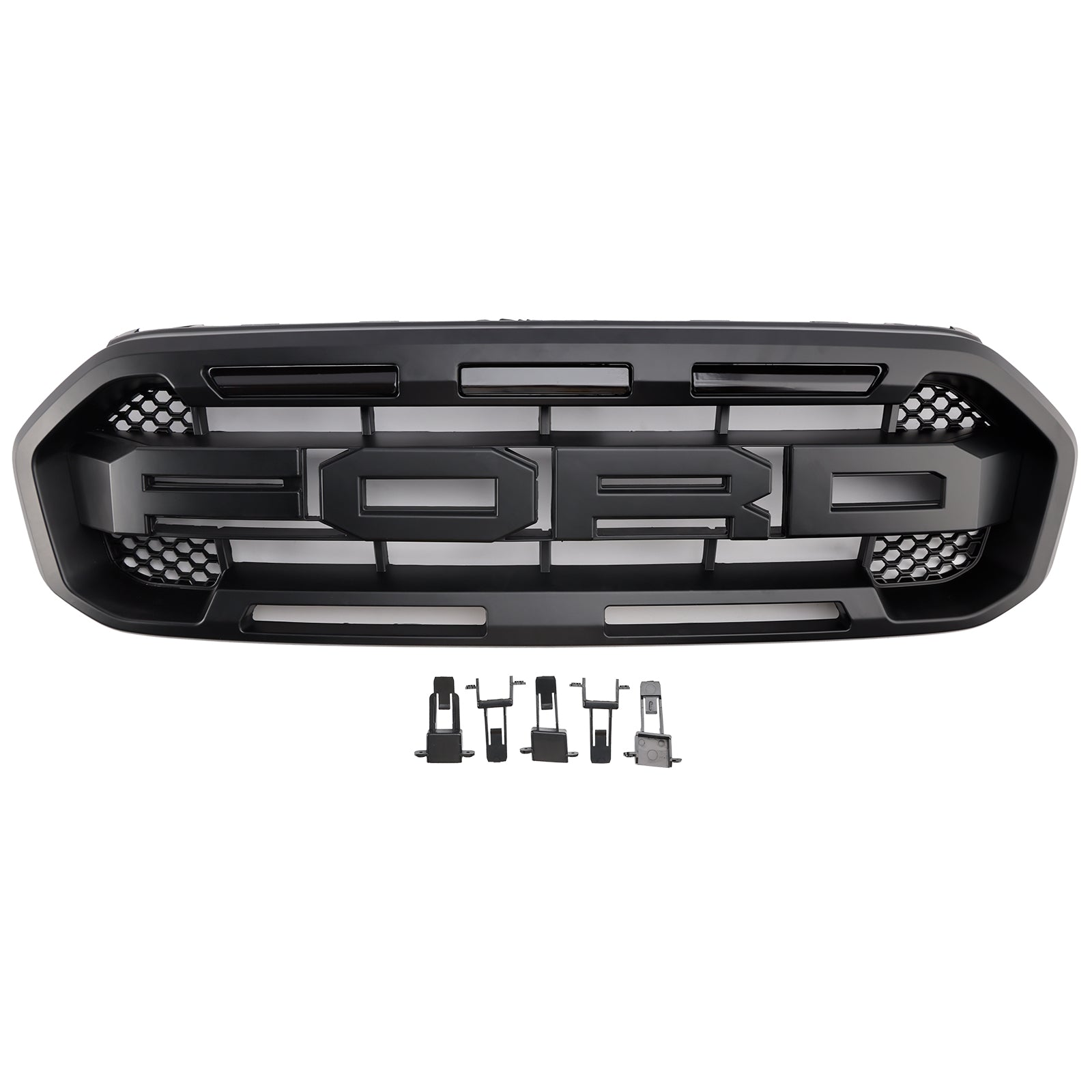 Griglia paraurti anteriore stile Raptor nera adatta per Ford Ranger 20 ...