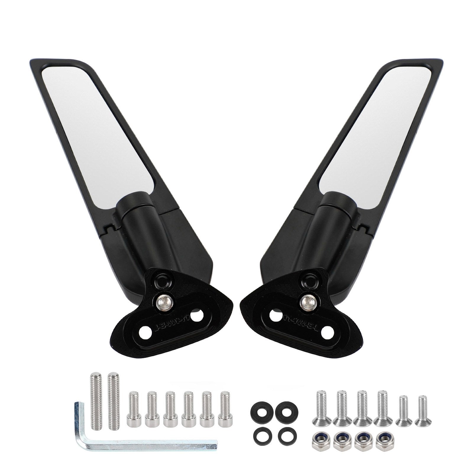 Yamaha YZF R1 2015-2019 coppia Wing Fin Spoiler Specchietti retrovisor ...