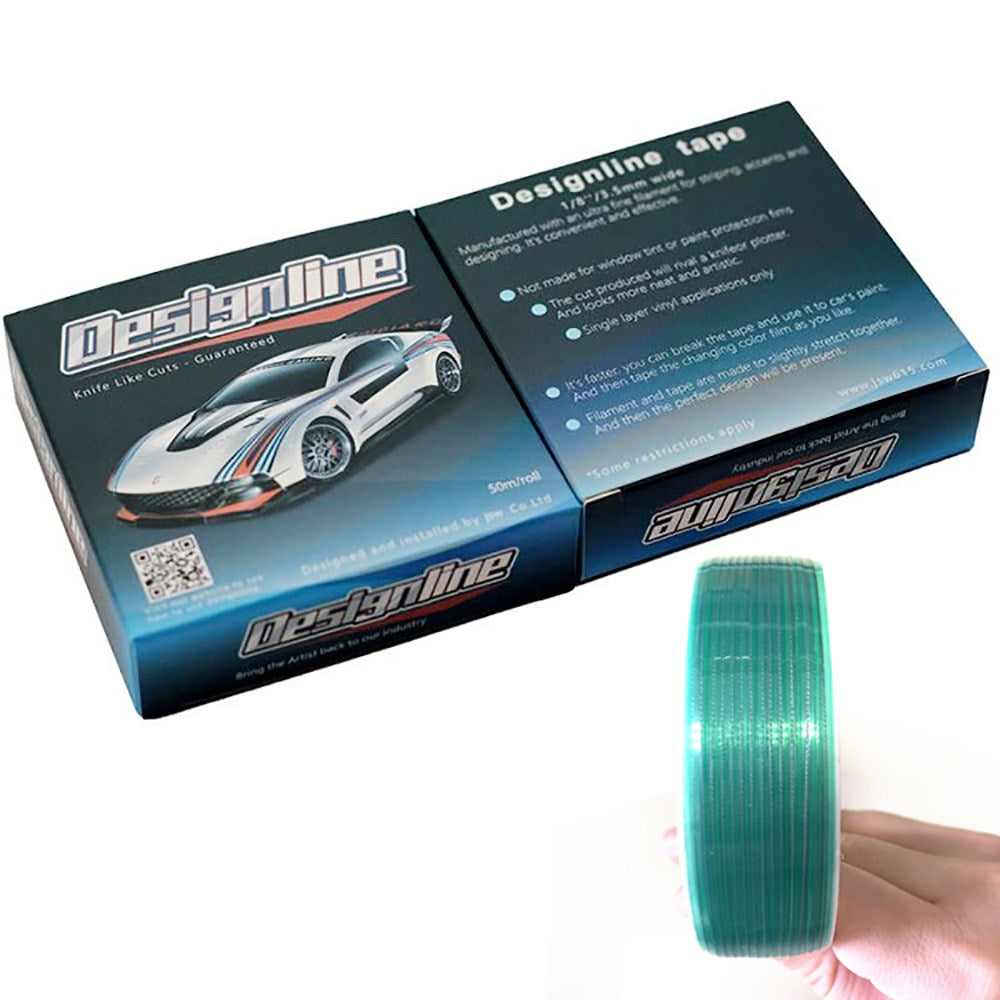 50M Knifeless Finish Line Tape Cutter Kit Graphic Vinyl Trim Cutting W ...