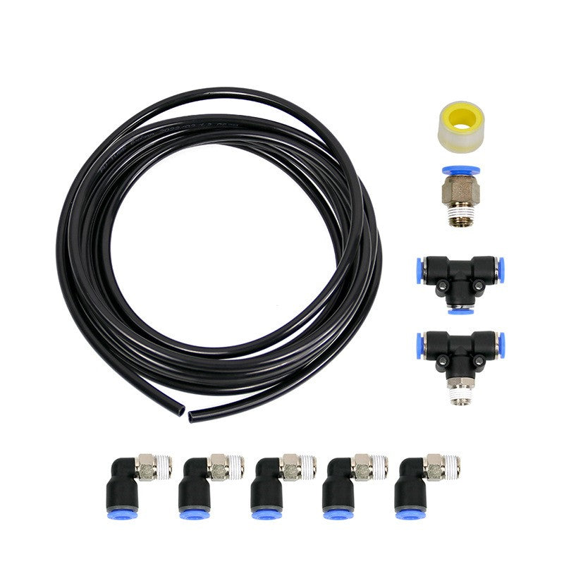 PUSH LOCK Kit di raccordi per vuoto nero Turbo Wastegate e solenoide p ...