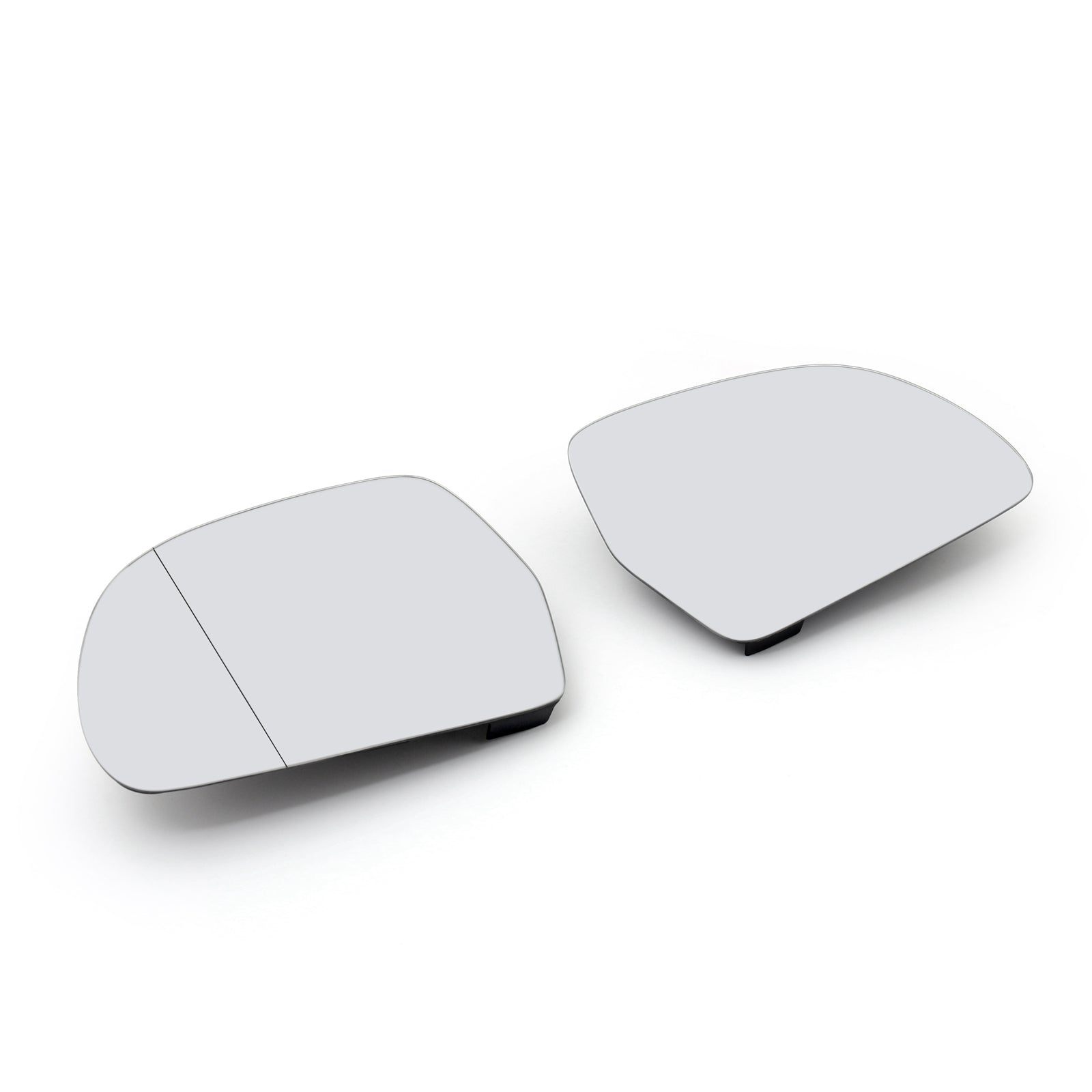 A Pair of L+R Side Rearview Mirror Glass Heated For A3 A4 A5 A6 A8 Q3 ...