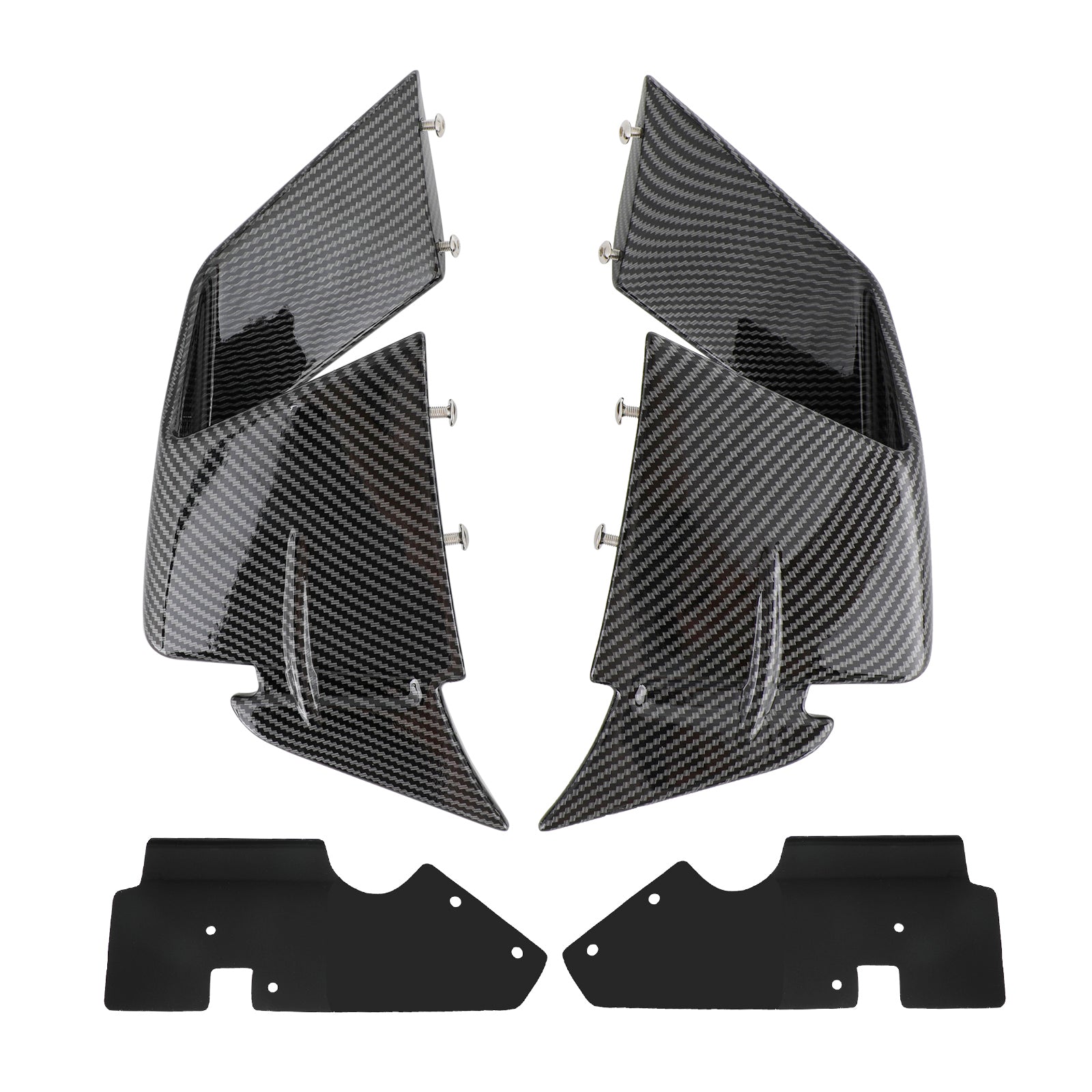 19-22 BMW S1000RR Spoiler anteriore Wind Winglets Carenatura Generico ...